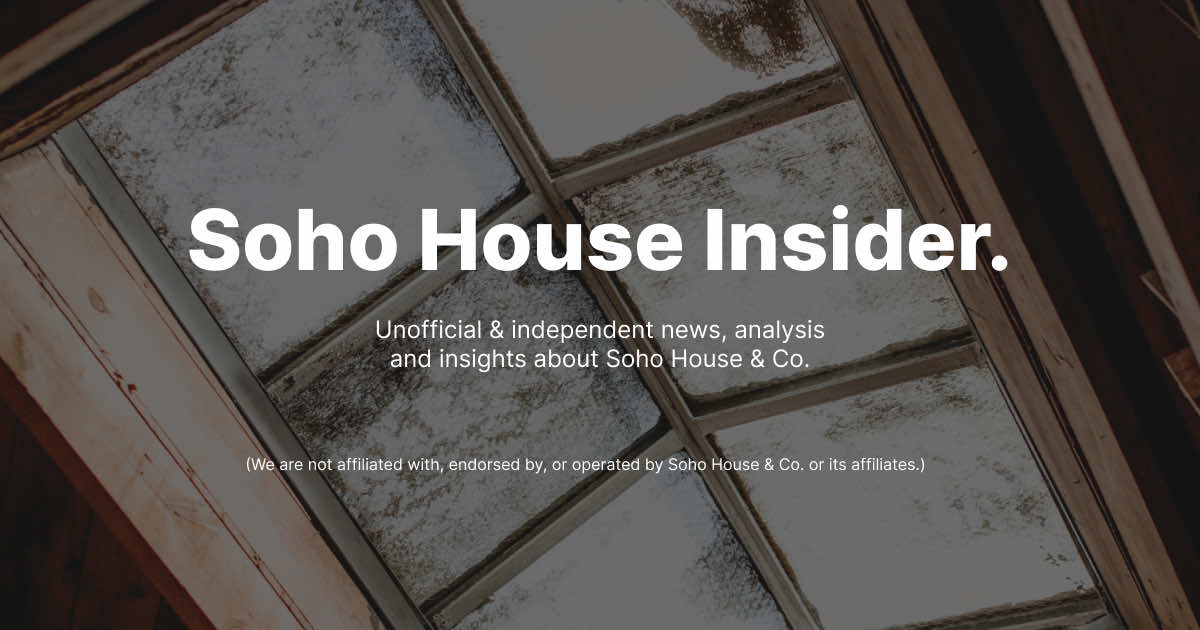 Membership Tools | Soho House Insider.
